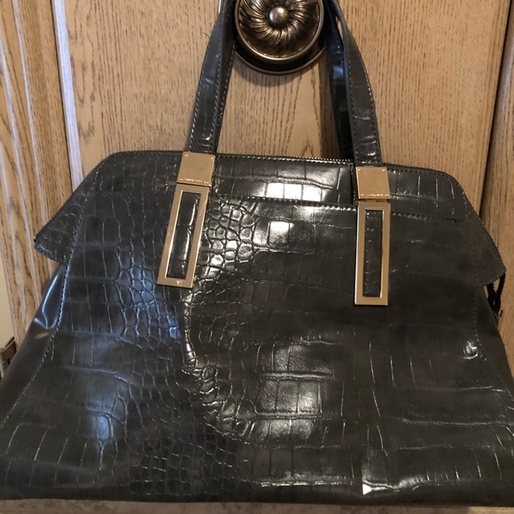 Ivanka Trump | Bags | Ivanka Trump Charcoal Grey Handbag | Poshmark